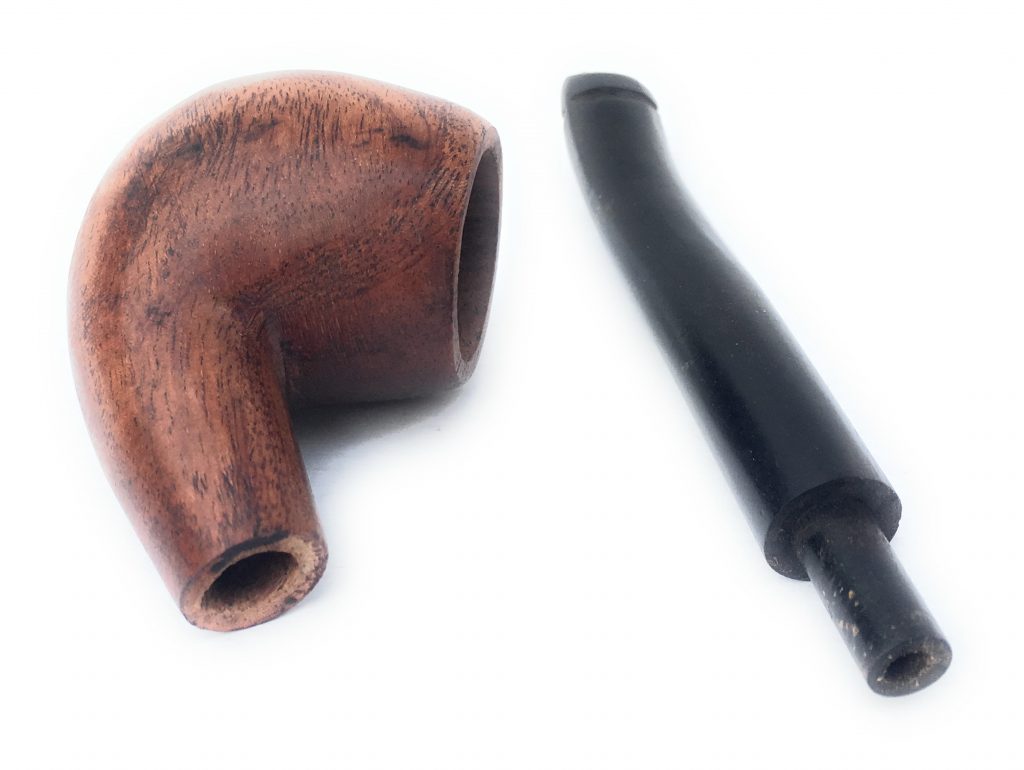 Matchpipe Red Rustic walnut real wood Handmade 6 inch Tobacco Pipe ...