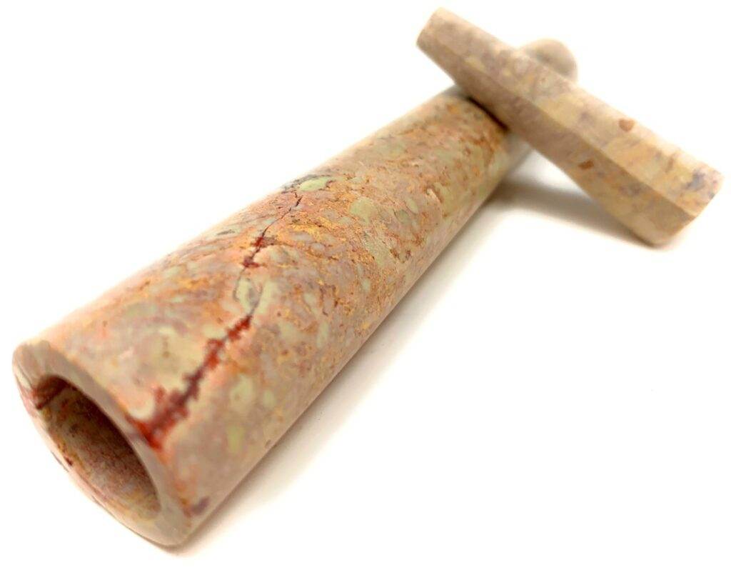 Matchpipe Chillum stone marble pipe 5 inches , Marble Stone Chillum ...